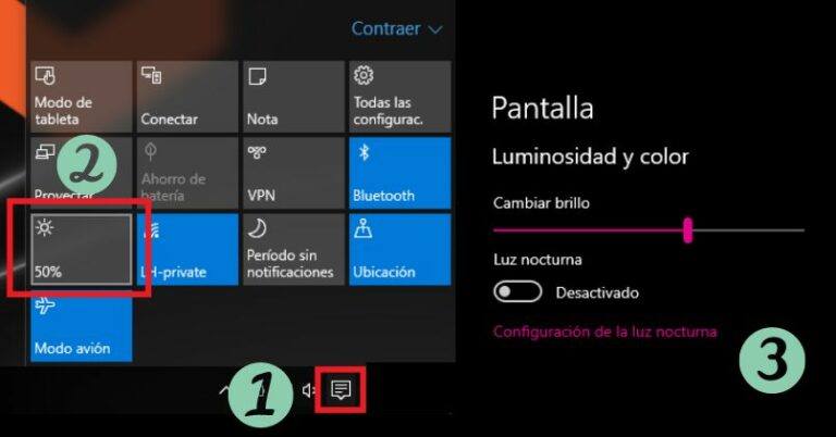 ¿Cómo ajustar el brillo de pantalla en mi PC Windows 11? - El método ...