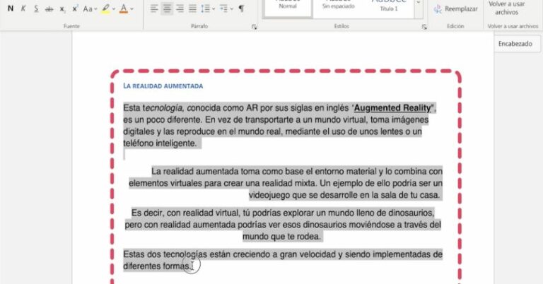 ¿Cómo alinear el texto en Microsoft Word? - Conoce todos los tipos de ...